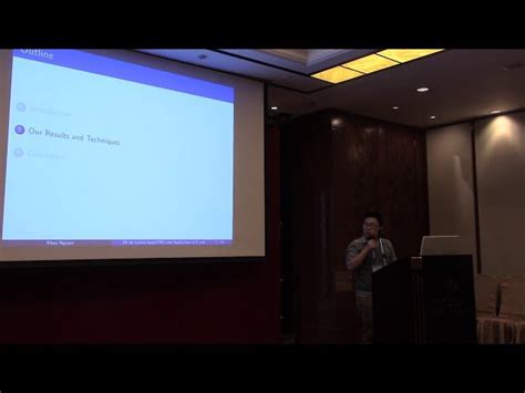 Conference Talks Talk Zero Knowledge Arguments For Lattice Based Prfs And Applications To E