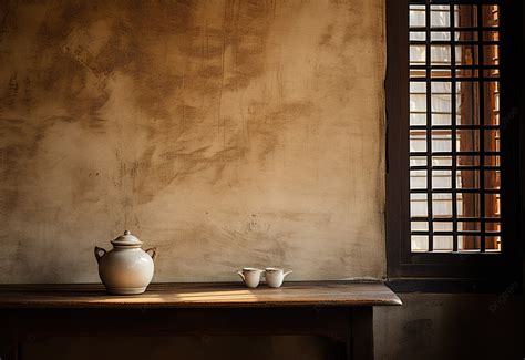 One Table And One Window Background High Resolution Background Wall Background Image And