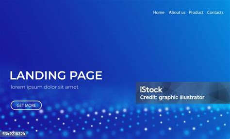 파란색 파티클이 있는 추상 적 방문 페이지 배경입니다 점 풍경이 있는 흐름 파 디지털 데이터 구조 미래의 메시 또는 사운드 그리드 패턴 점 시각화 기술 벡터 그림 배경