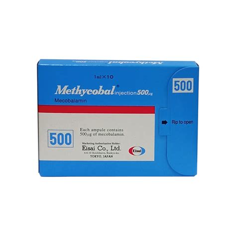 Buy Methycobal Injection 1ml 10s Online At Best Prices In Qatar