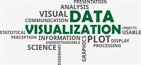 Word Cloud Data Visualization Data Visualization Statistical Visual Vector Data Visualization