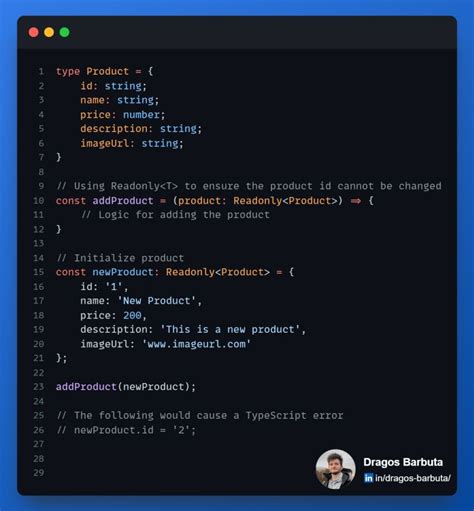 dragos barbuta on linkedin typescript