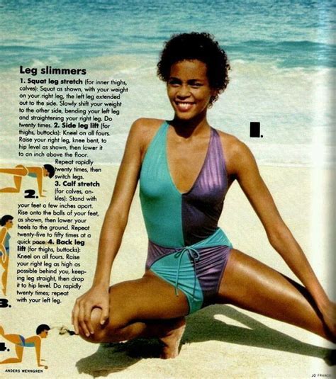 Young Whitney Houston Bathing Suit Advertisement Whitney Houston