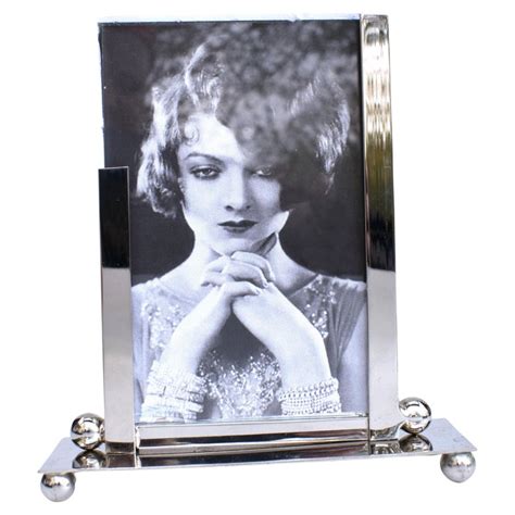 Art Deco Modernist Chrome Picture Frame C1930s For Sale At 1stdibs