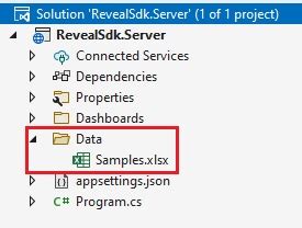 Adding An Excel File Data Source Reveal