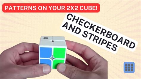 Nice Patterns On 2x2 Cube Checkerboard And Stripes Youtube