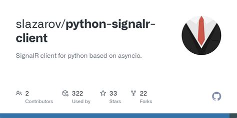 Github Slazarovpython Signalr Client Signalr Client For Python