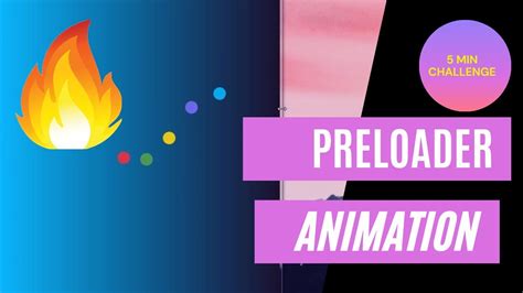 Preloader Animation Use To Html And Css Preloader Animation 5 Min Challenge 💪💪 Youtube