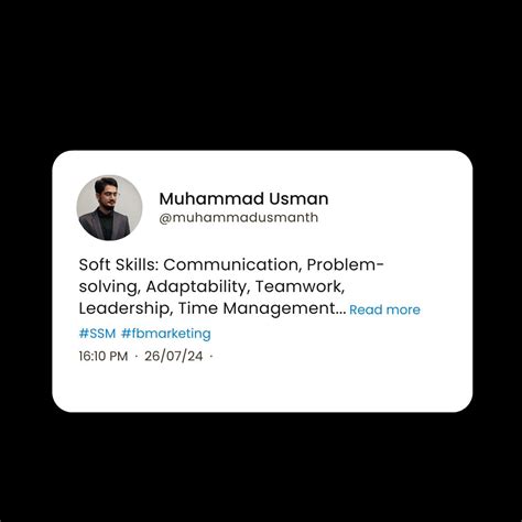 Muhammad Usman On Linkedin Soft Skills The Secret Sauce To Success