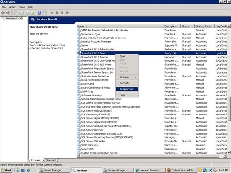 Soumyendra And Sharepoint Sharepoint 2010 Timer Service Error Code 1069