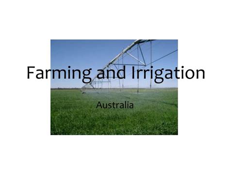 PPT Farming And Irrigation PowerPoint Presentation Free Download ID