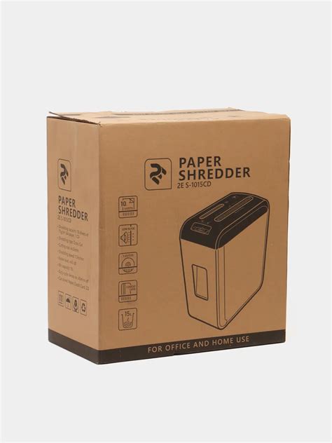 Шредер уничтожитель бумаги 10 листов 2e 10 Sheets Paper Shredder S 1015cd в Ташкенте цена