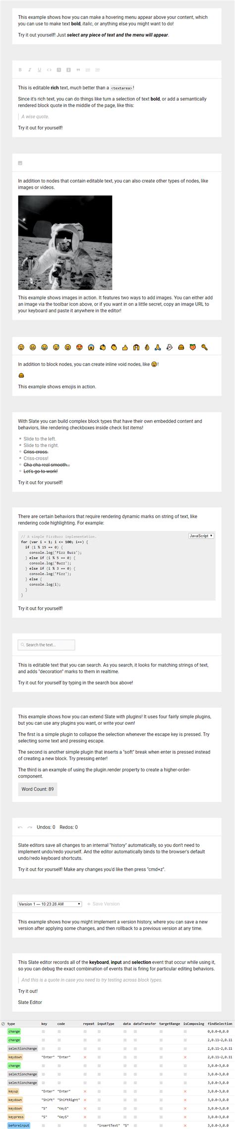 Slate Js Text Editor Builder Framework Bypeople
