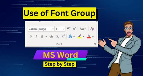 Font Group In Ms Word In Hindi Home Tab Aiyo It