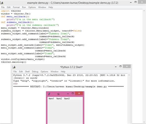 Python Programming Help Python Tkinter Tutorial