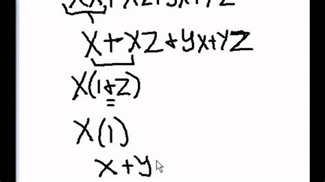 Product Of Sums Simplification Boolean Logic YouTube