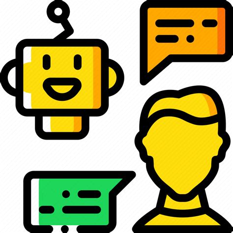 Artificial Bot Chat Conversation Intelligence Machine Robot Icon