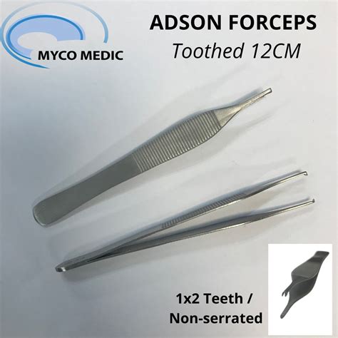5 12cm Adson Tissue Forceps Toothed Non Toothed Shopee Malaysia