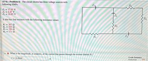 17 problem 6 the circuit shown has three voltage