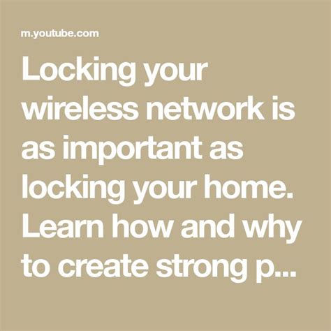 Securing Your WiFi Network Wireless Networking Create Strong Password Networking
