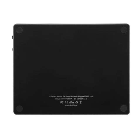 Portable Slim Mini Number Pad Wireless Bt Numeric Keypad 34 Keyboard For Laptop Desktop Computer