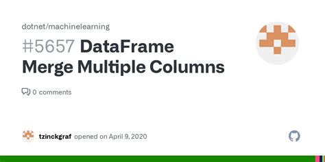DataFrame Merge Multiple Columns Issue 5657 Dotnet Machinelearning