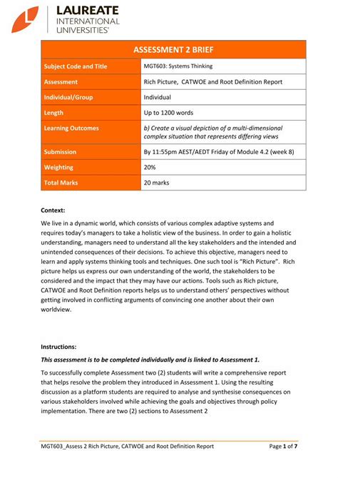 Pdf Assessment 2 Brief Filemgt603assess 2
