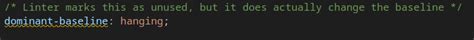 Css Allow To Supress Linting Warning With Ignore Comment · Issue 101249 · Microsoftvscode
