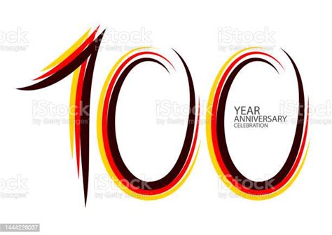100 주년 기념 축하 로고 타입 다채로운 선 벡터 100 번째 생일 로고 100 숫자 디자인 배너 템플릿 초대 카드 포스터 티셔츠에 대 한 로고 번호 요소 그래픽 디자인