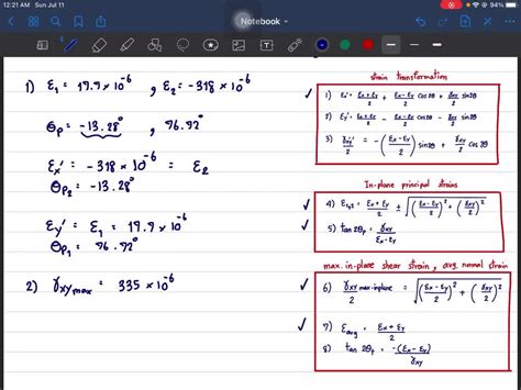 Solved Consider The General Case Of Plane Strain Where ϵx ϵy And γx Y Are Known Write A