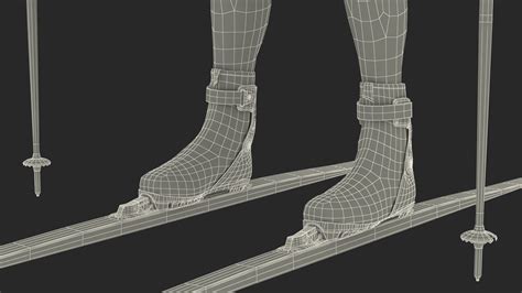 Biathlete Fully Equipped T Pose 3d Model 179 3ds Blend C4d Fbx Max Ma Lxo Obj Gltf