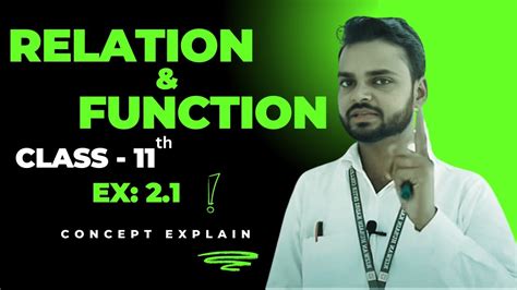 Relation And Function 01 Complete Relation For Class 11 Kapil Sir