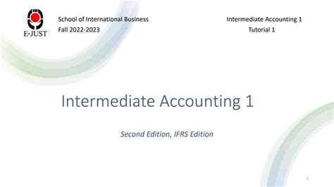 Solution Tutorial 1 Chapter 2 Conceptual Framework Of Financial Reporting Intermediate