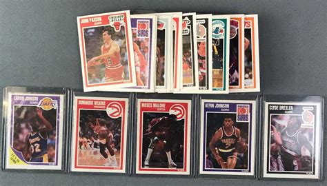 Group Of 20 1989 Fleer Basketball Trading Cards