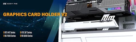 Ezdiy Fab Gpu Holder Brace Graphics Card Gpu Support Video Card Holder Bracket
