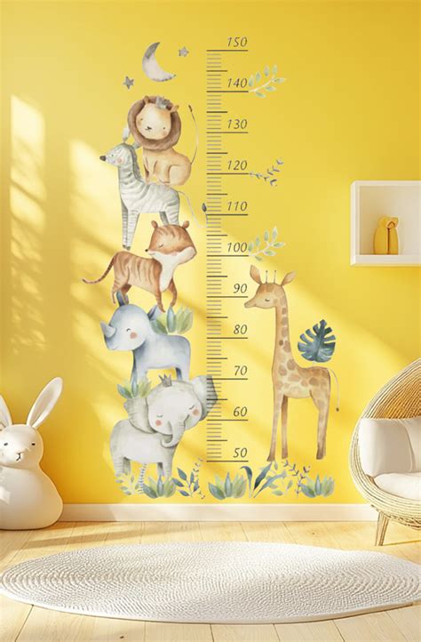 Wall Decal Growth Chart Sticker Type Height Charts Woodbests