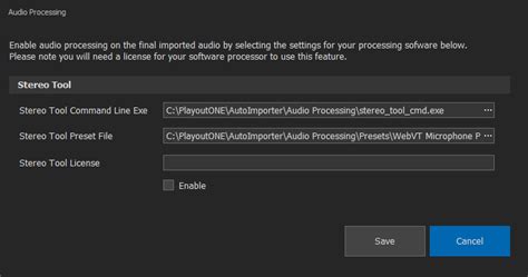 audio processing aiir support