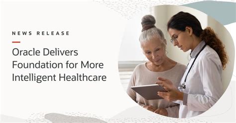 Seema Verma On Linkedin Oracle Delivers Foundation For More Intelligent Healthcare