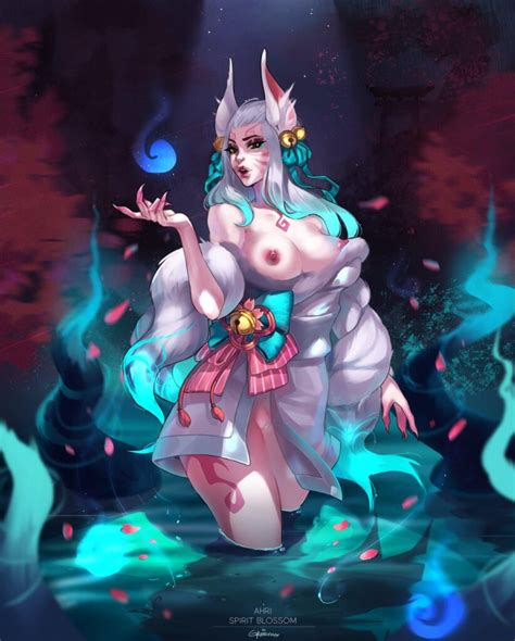 Spirit Blossom Ahri Cormgreenu League Of Hentai