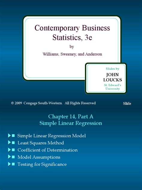 Simple Linear Aggression Pdf Regression Analysis Linear Regression