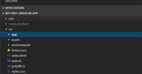 Workspace And Project File Structure Of Angular