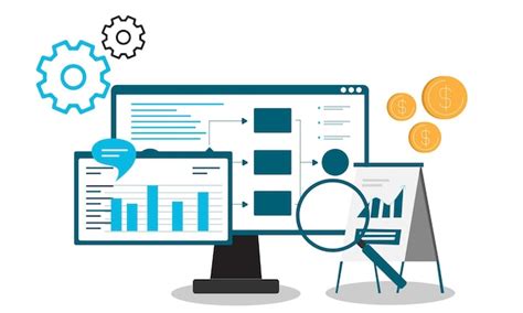 Premium Vector Business Process Automation Business Process Workflow Automated Business System