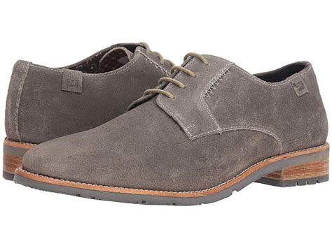 Ben Sherman Rugged Leather Oxford Grey Suede Mens Boots The Ben