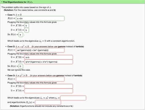 Solved points In your answers below for the variable λ Chegg com