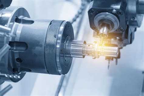 the multi function cnc lathe machine stock image image of machinery