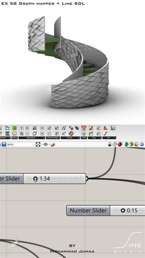 Grasshopper EX 58 Graph Mapper Line SDL Em 2024
