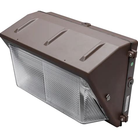 80w Led Wall Pack W Emergency Driver And Photocell 120 277 Vac 4000k