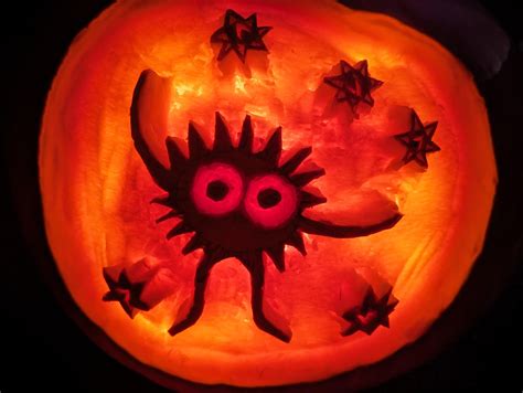 Soot Sprite Pumpkin R Ghibli