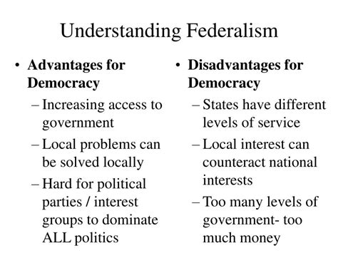Ppt Federalism Powerpoint Presentation Free Download Id248786