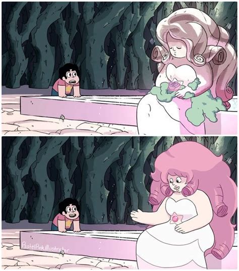 𝐏𝐚𝐬𝐭𝐞𝐥𝐏𝐢𝐧𝐤𝐈𝐥𝐥𝐮𝐬𝐭𝐫𝐚𝐭𝐨𝐫 ♡ On Instagram Drawing An Au With Steven And Rose Together Part 1